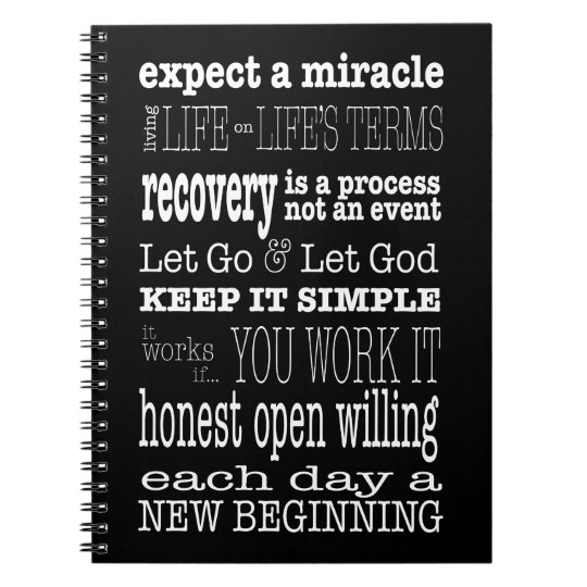 AA Sayings & Slogans 2 Notebook | Zazzle.com