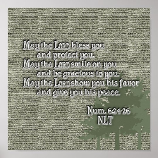 Aaron's Blessing - Poster | Zazzle.com