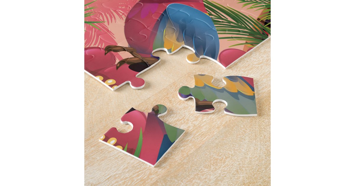 Abaco Islands vacation poster Jigsaw Puzzle | Zazzle