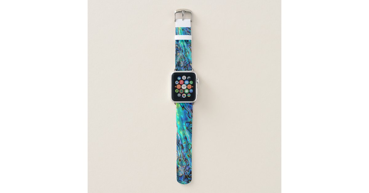 Abalone shell apple watch band | Zazzle