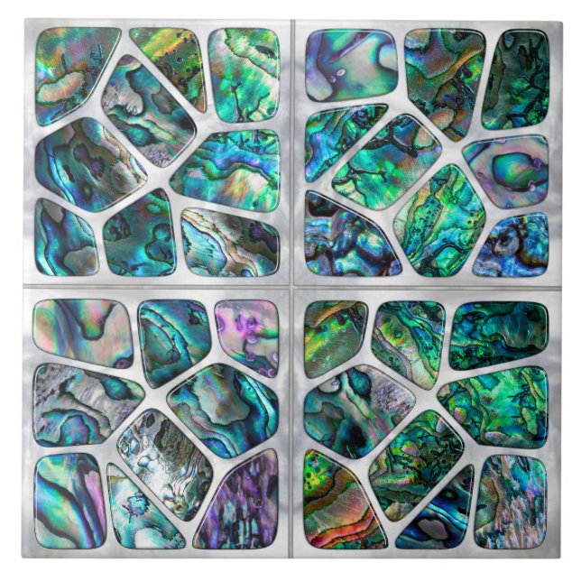 Coastal Aqua Beach Art Backsplash Tile 3dRose Aqua Beach Seashell ...