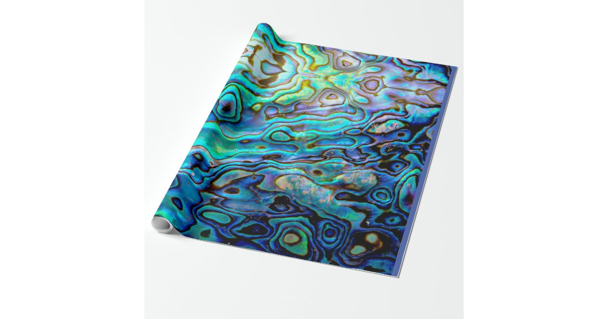 Abalone shell wrapping paper | Zazzle