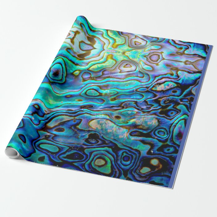 Abalone shell wrapping paper | Zazzle.com