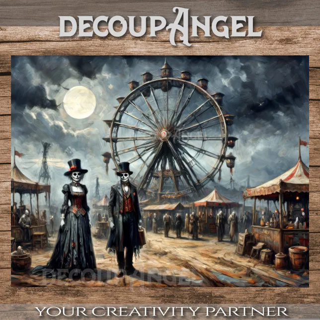 Abandoned Theme Park - Decoupage - Tissue Paper | Zazzle