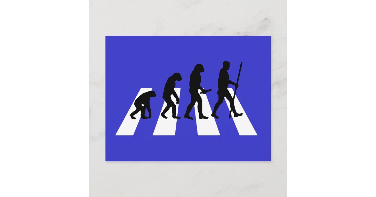 Abbey Road Evolution Postcard | Zazzle