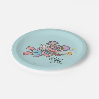 Abby Cadabby Flying 2 Paper Plates | Zazzle