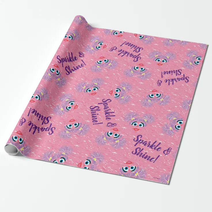Abby Cadabby Fur Face Pattern Wrapping Paper | Zazzle