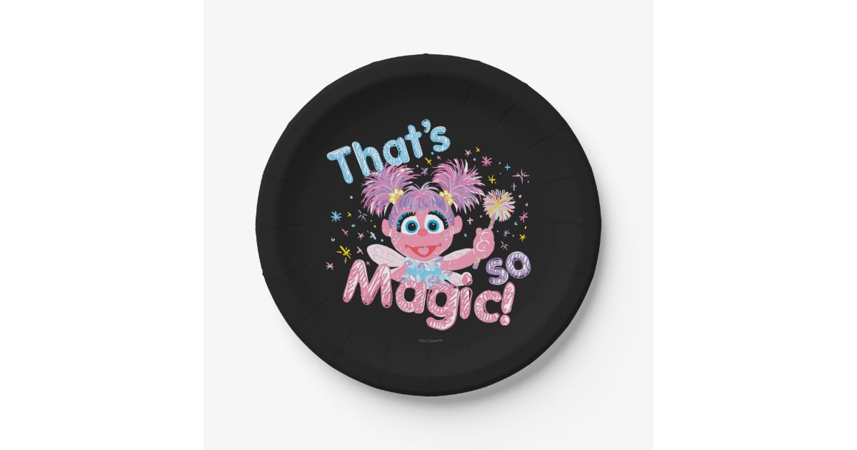 Abby Cadabby Wand Paper Plates | Zazzle
