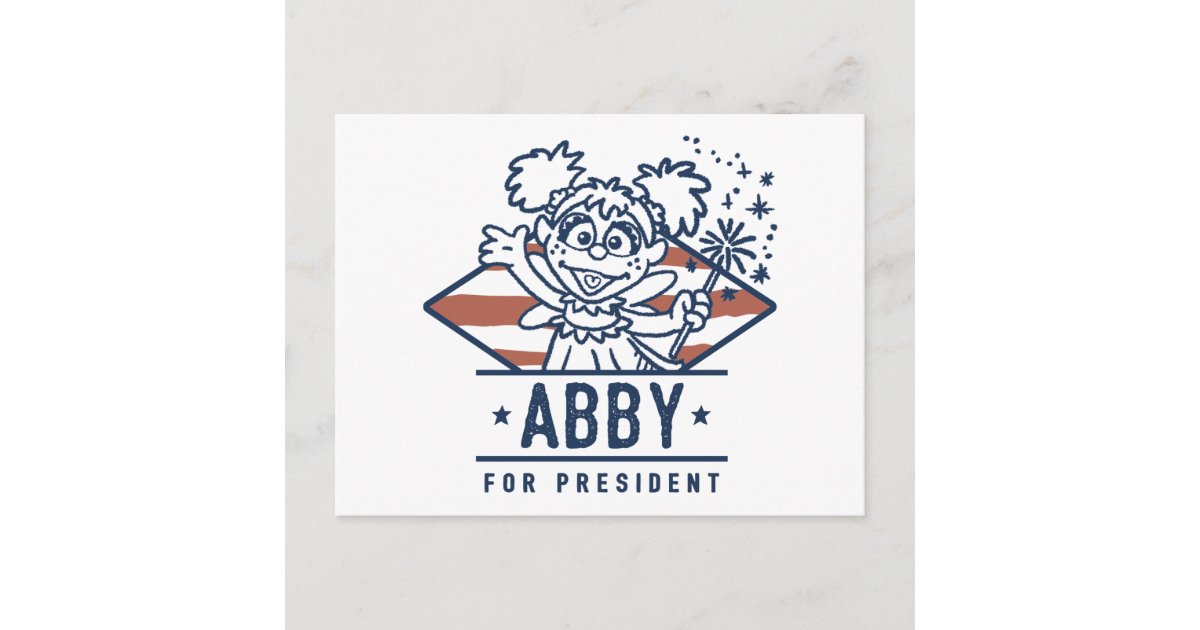 Abby For President Postcard | Zazzle