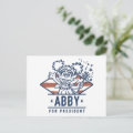 Abby For President Postcard | Zazzle
