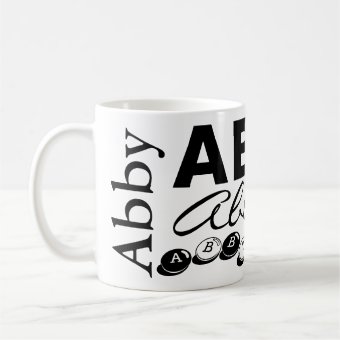 ABBY - Personalize The Mug | Zazzle