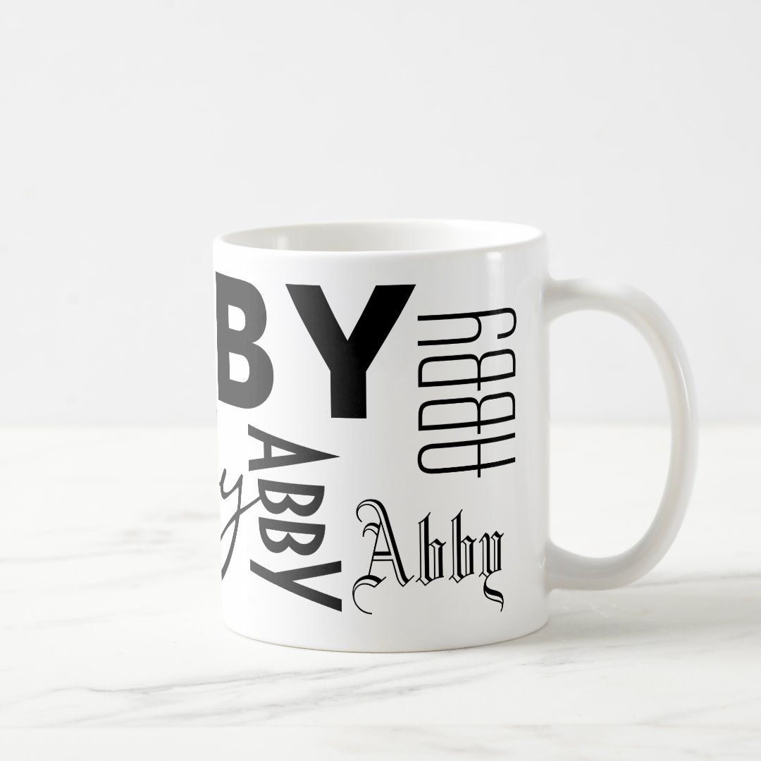 ABBY - Personalize The Mug | Zazzle