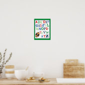 ABC Alphabet Art Print Football Sports Theme | Zazzle