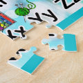 ABC Alphabet Illustration Family Kids Jigsaw Puzzle | Zazzle