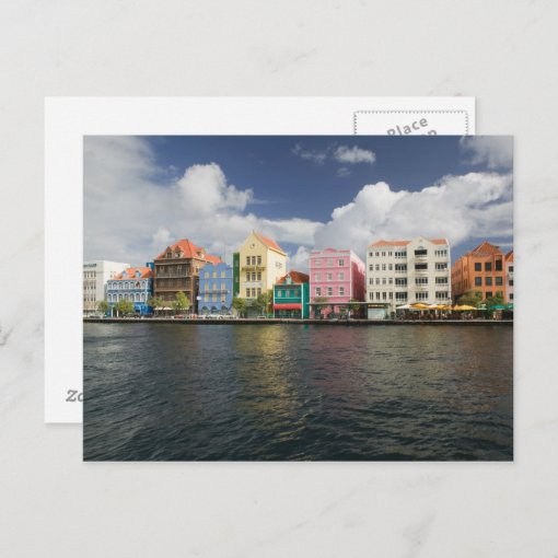 ABC Islands, CURACAO, Willemstad: Harborfront Postcard | Zazzle