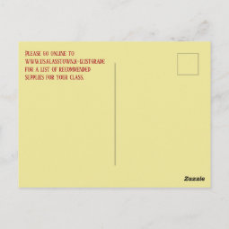 ABC Neon Letters Bookworm Postcard | Zazzle