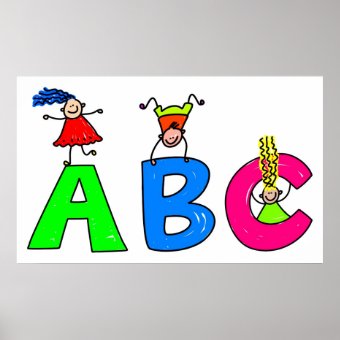 Abc Poster | Zazzle