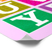 ABC Poster (Pink) | Zazzle