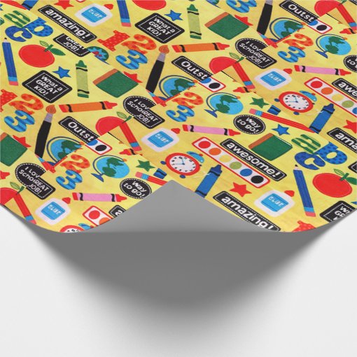 ABC School Amazing Wrapping Paper | Zazzle