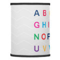 ABC's Alphabet learning colorful ABC letters Lamp Shade | Zazzle