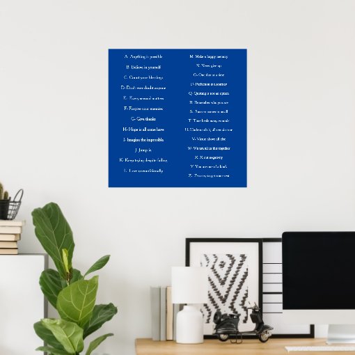 ABC's of adulthood Poster | Zazzle