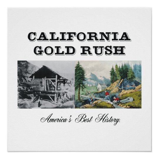 ABH California Gold Rush Poster | Zazzle.com