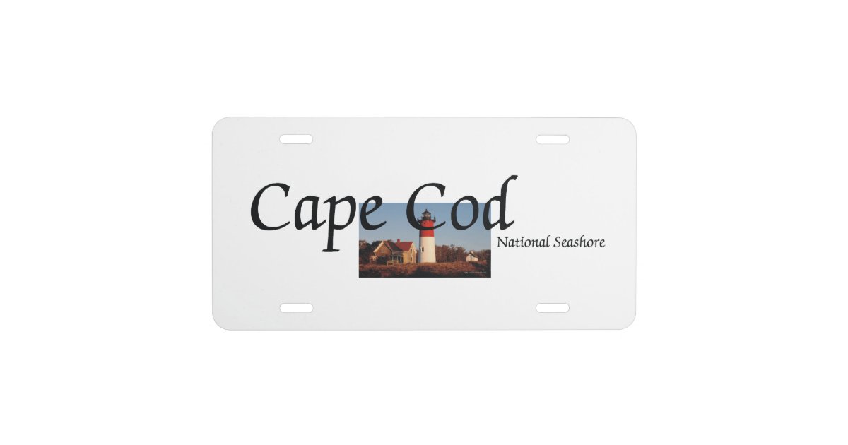 ABH Cape Cod License Plate | Zazzle