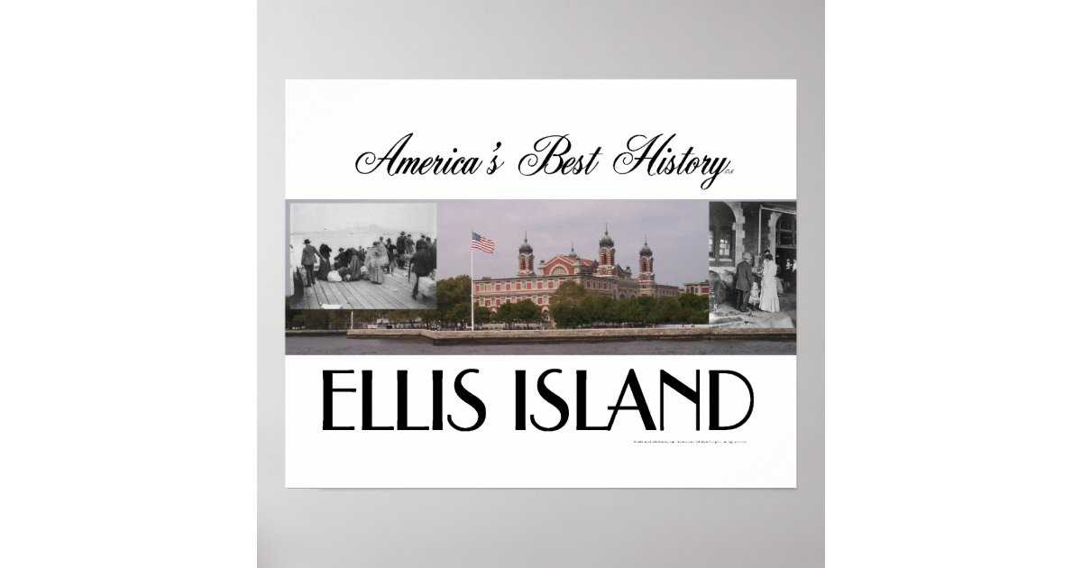 ABH Ellis Island Poster | Zazzle