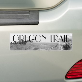 ABH Oregon Trail Bumper Sticker | Zazzle