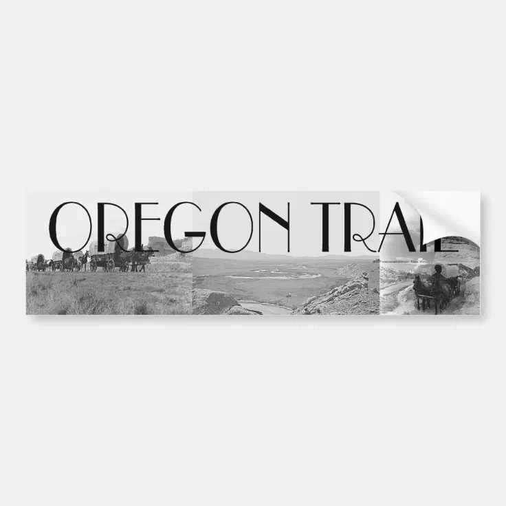 ABH Oregon Trail Bumper Sticker | Zazzle