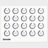 Abide Zen Buddhist Enso Circle Sticker | Zazzle