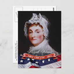 Abigail Adams, First Lady of the U.S. Postcard | Zazzle