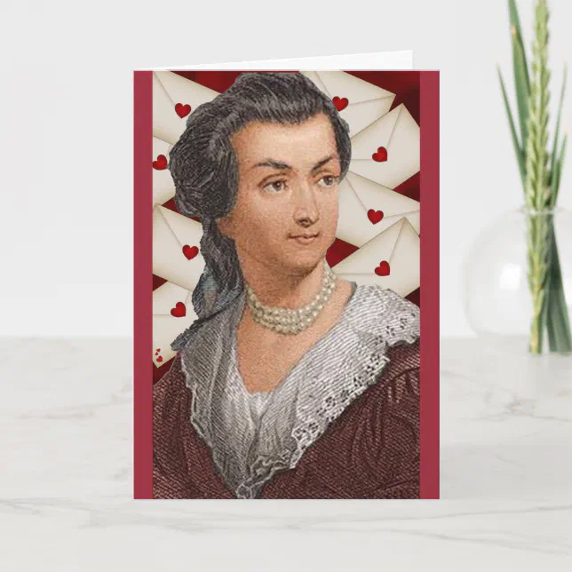 Abigail Adams love letters Holiday Card | Zazzle