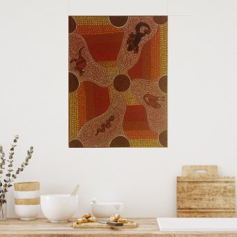 Aboriginal Animal Collection Poster | Zazzle