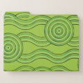 Aboriginal Art Rainforest File Folder | Zazzle
