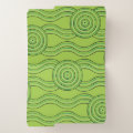 Aboriginal Art Rainforest File Folder | Zazzle