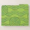 Aboriginal Art Rainforest File Folder | Zazzle