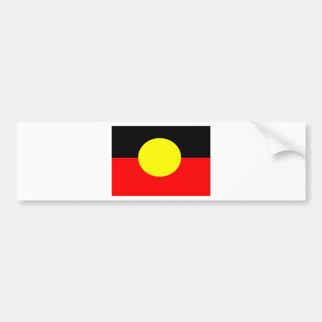 aboriginal-Flag Bumper Sticker | Zazzle