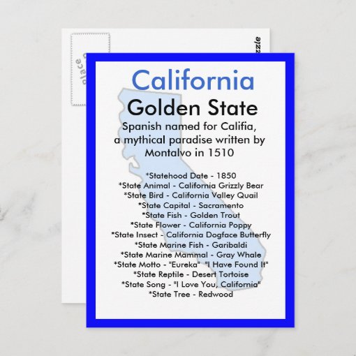 About California Postcard | Zazzle
