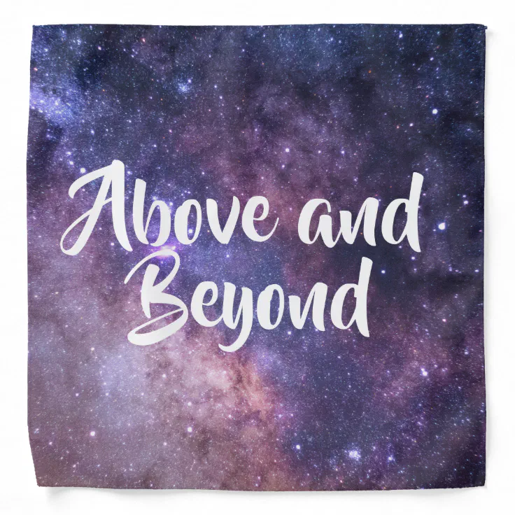 Above and Beyond Space Bandana | Zazzle
