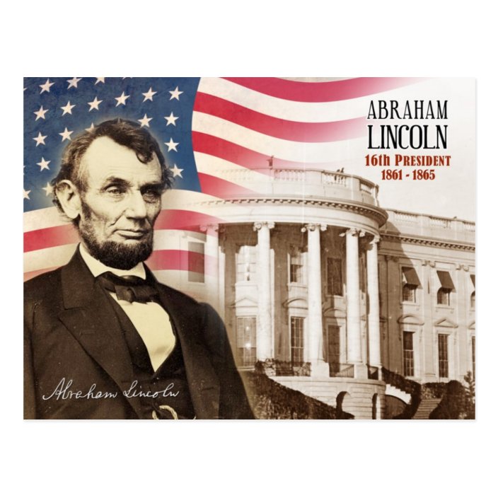 Abraham Lincoln - 16th President of the U.S. Postcard | Zazzle.com