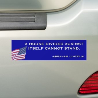 Abraham Lincoln Bumper Sticker | Zazzle