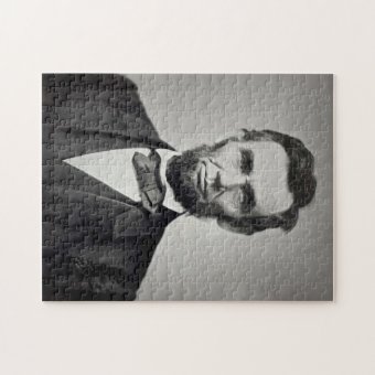 Abraham Lincoln Gettysburg Portrait Jigsaw Puzzle | Zazzle