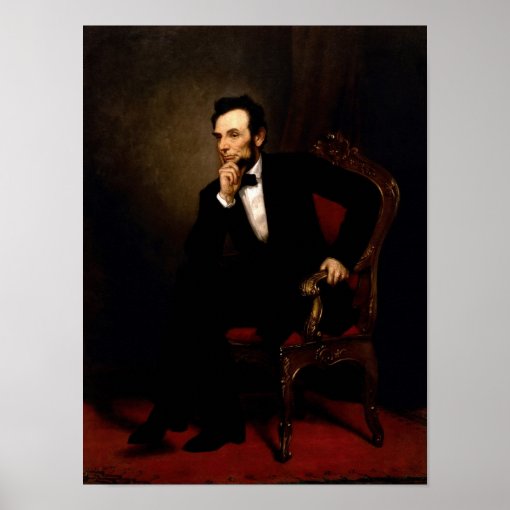 Abraham Lincoln Official Portrait Poster | Zazzle
