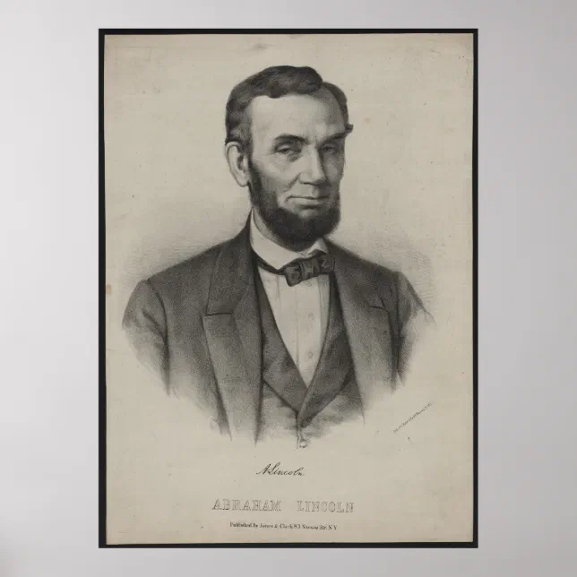 Abraham Lincoln Poster | Zazzle