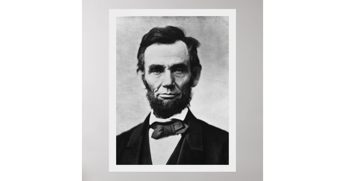 Abraham Lincoln Poster | Zazzle