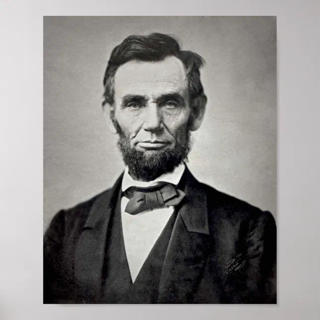 Abraham Lincoln Poster | Zazzle