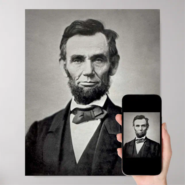 Abraham Lincoln Poster | Zazzle