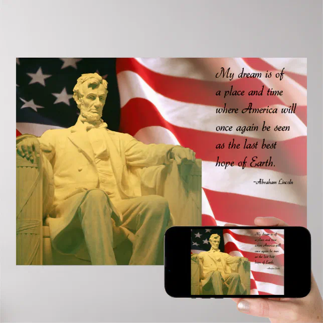 Abraham Lincoln poster | Zazzle