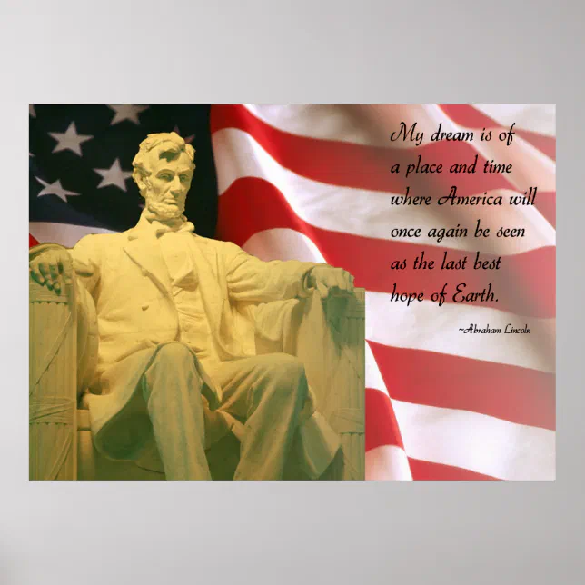 Abraham Lincoln poster | Zazzle